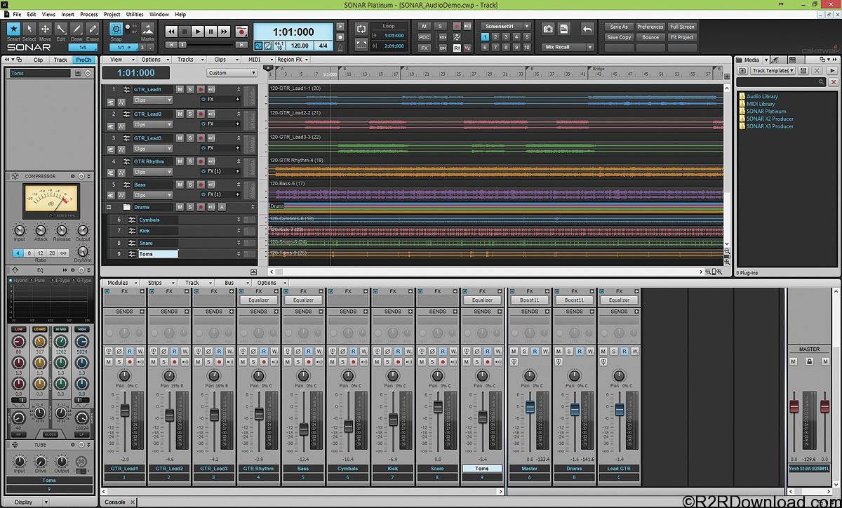 Cakewalk SONAR Platinum 23.6 Free Download | Go AudiO [Official]