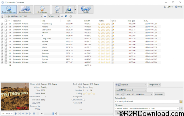 EZ CD Audio Converter Ultimate 6.0.5.1 Free Download | Go AudiO [Official]