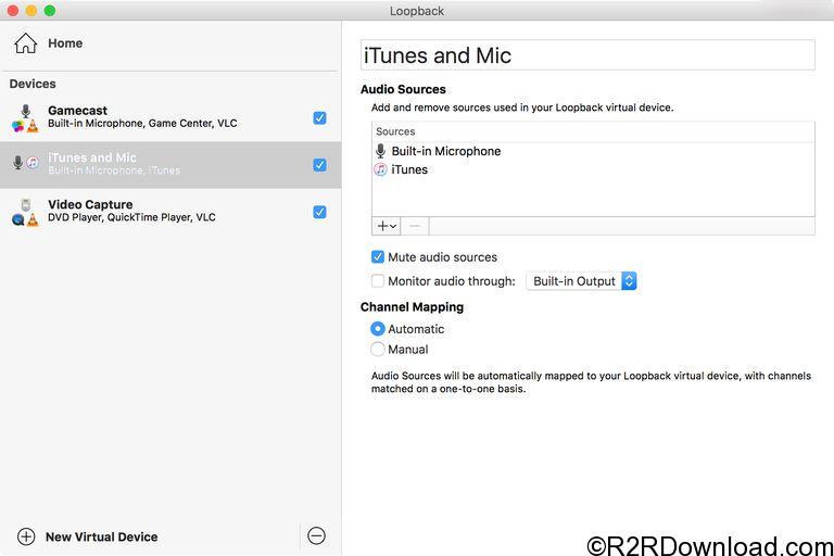 Rogue Amoeba Loopback 1.1.3 Free Download(Mac OS X) | Go AudiO [Official]