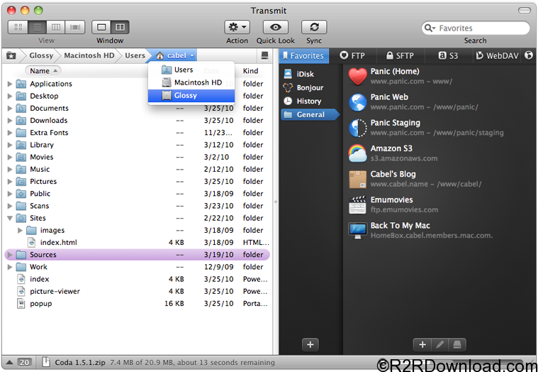 Transmit 5.0b6 (Mac OS X) Free Download | Go AudiO [Official]