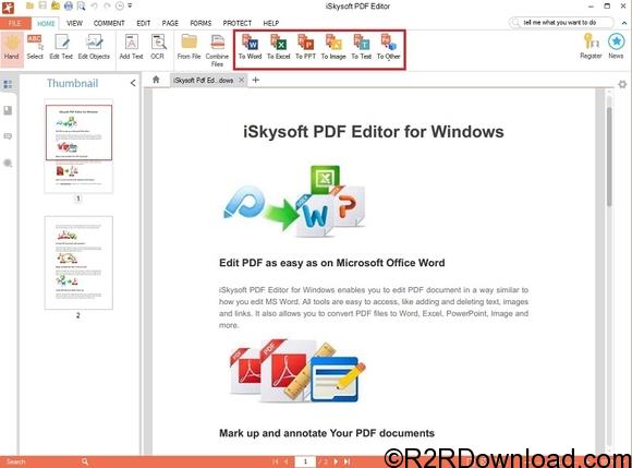 iSkysoft PDF Editor Professional 6.1.3 Free Download | Go AudiO [Official]