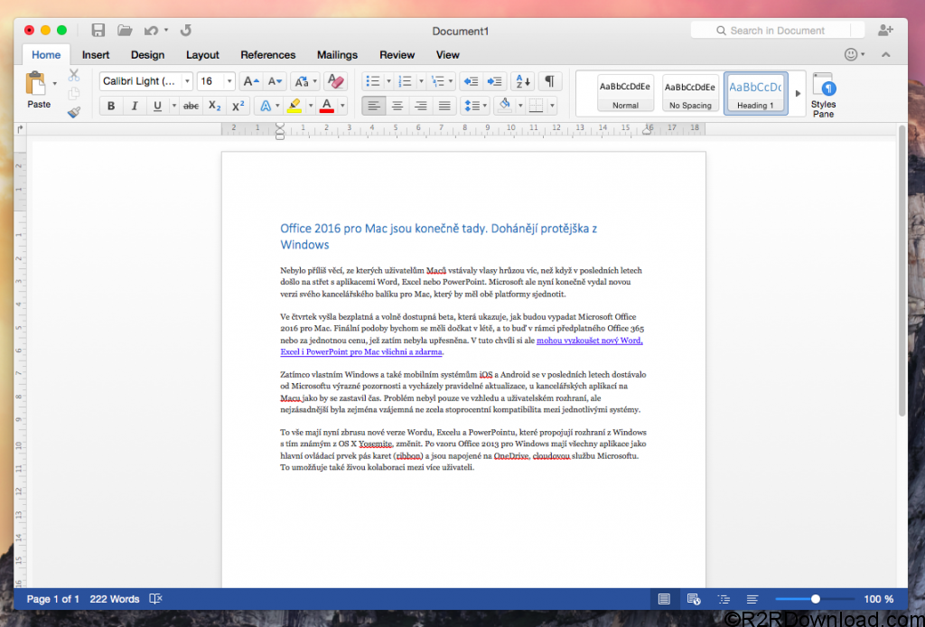 Microsoft Word 2016 VL 15.37 Free Download | Go AudiO [Official]