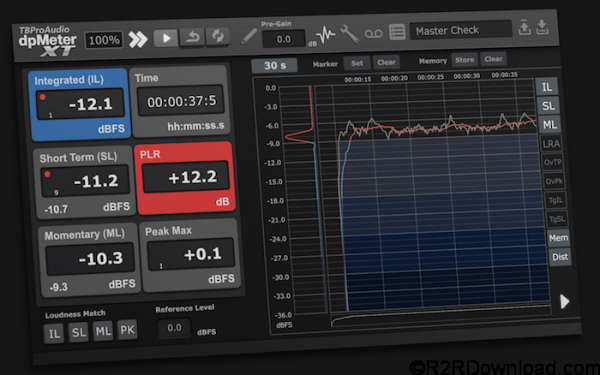 TBProAudio dpMeterXT v1.2.0 Free Download | Go AudiO [Official]