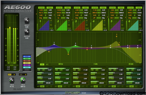 McDSP AE600 Active EQ v6.3.0.9 Free Download | Go AudiO [Official]