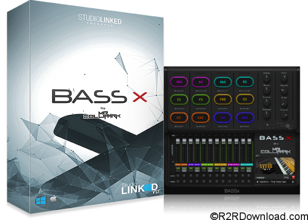 StudioLinkedVST BASSx by Mr.Collipark VST VSTi AU (PC & Mac) | Go AudiO ...