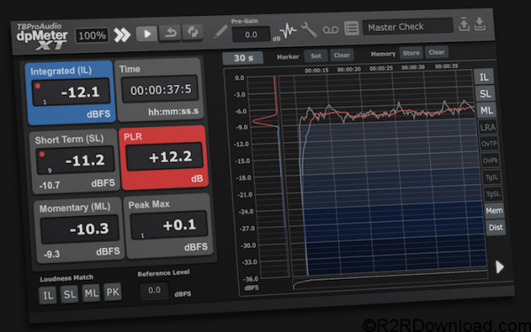 TBProAudio dpMeterXT v1.2.1 Free Download | Go AudiO [Official]
