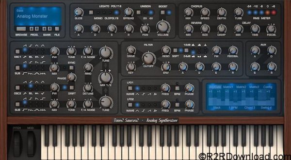 Tone2 Saurus 2 VST AU Free Download (Mac OS X) | Go AudiO [Official]