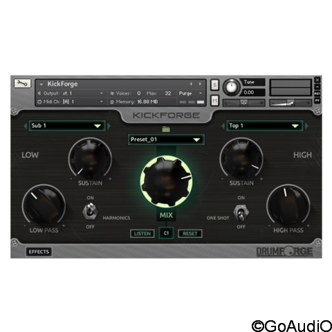 Drumforge Kickforge KONTAKT | Go AudiO [Official]