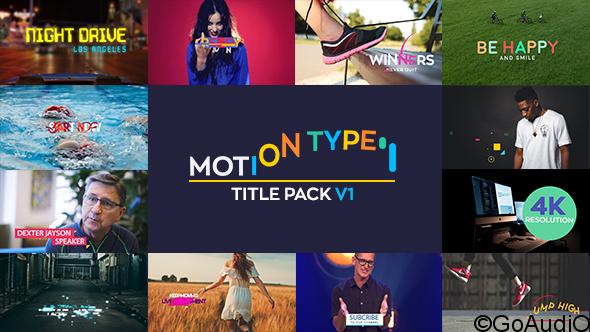 Videohive Motion Type Titles Pack 20825273 Free Download | Go AudiO ...