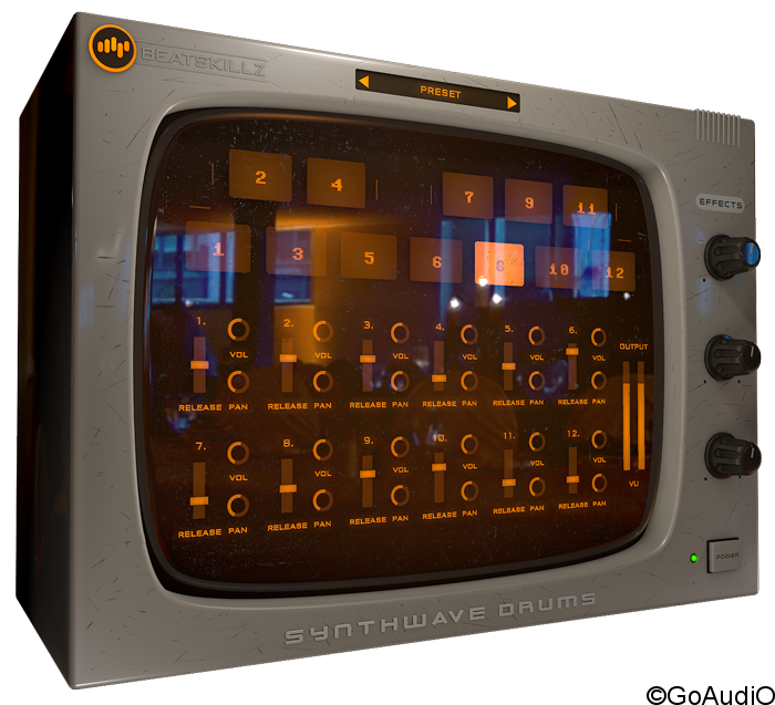 Beatskillz Synthwave Drums v1.00 VST AU WAV (WIN-OSX) | Go AudiO [Official]