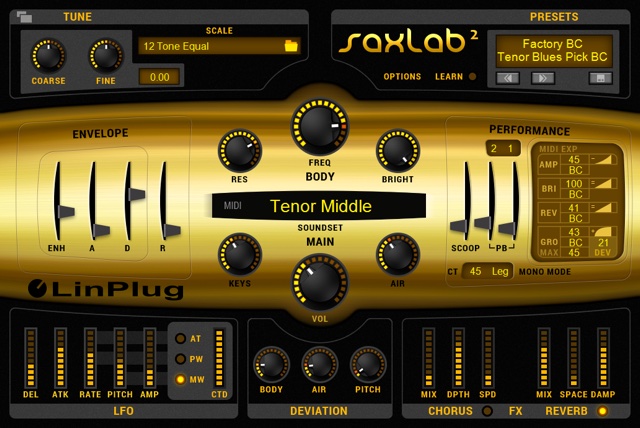 LinPlug SaxLab 2 [WIN-MAC] | Go AudiO [Official]