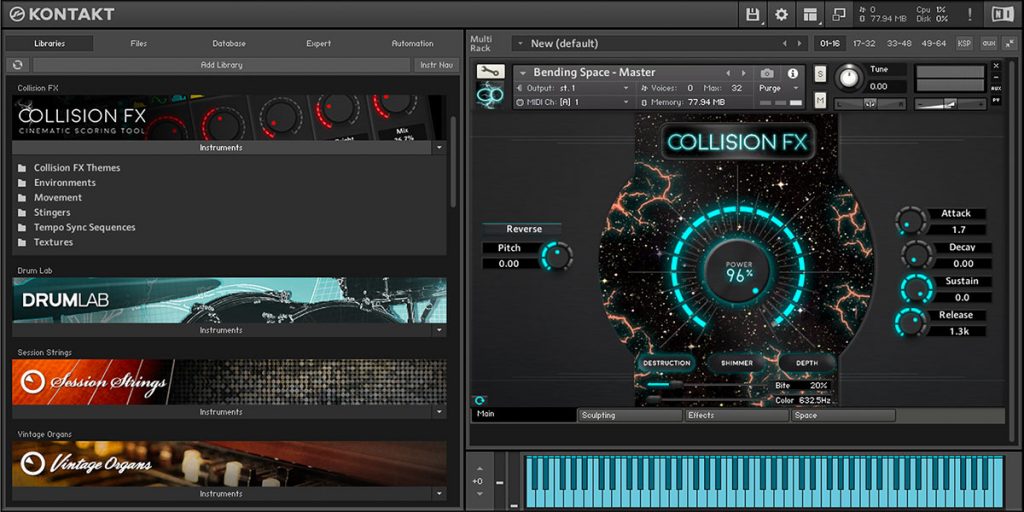 Sound yeti Collision FX KONTAKT | Go AudiO [Official]