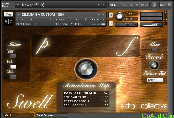 Echo Collective Swell Full - Wav KONTAKT | Go AudiO [Official]