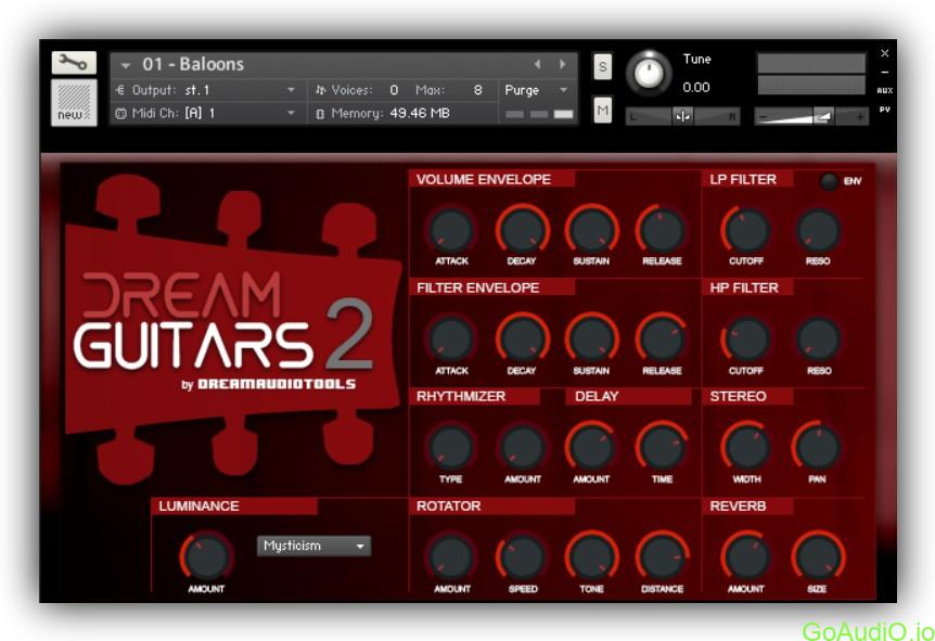 Dream Audio Tools Dream Guitars 2 KONTAKT | Go AudiO [Official]