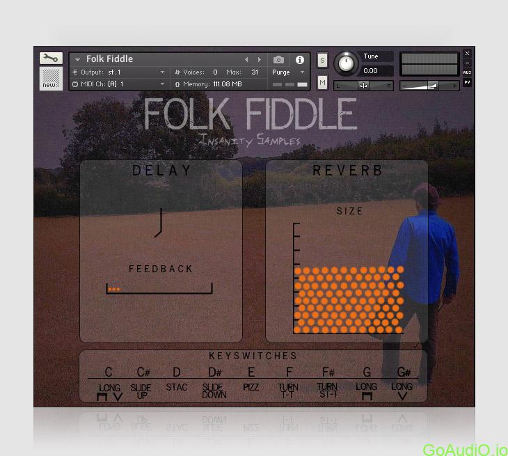 Insanity Samples Folk Fiddle v1.5 KONTAKT | Go AudiO [Official]
