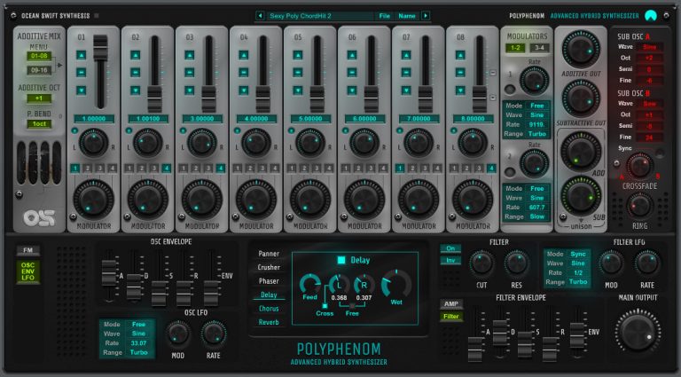 Ocean Swift Synthesis Polyphenom Advanced Hybrid Synthesizer VST [WIN] | Go AudiO [Official]