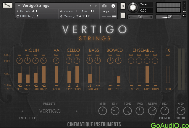 Cinematique Instruments Vertigo Strings KONTAKT | Go AudiO [Official]