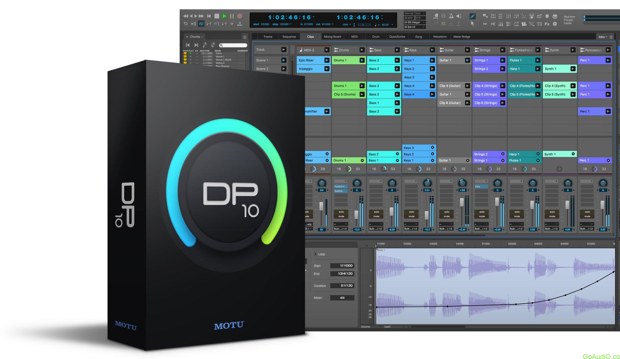 MOTU Digital Performer v10 [WIN] | Go AudiO [Official]