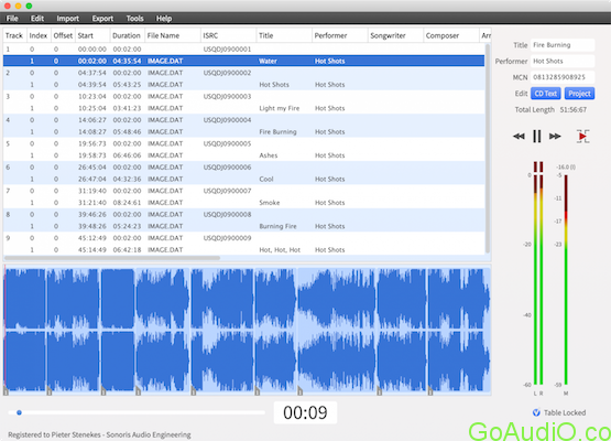 Sonoris DDP Creator 4 Pro v4.1.2 [WIN-MAC] | Go AudiO [Official]