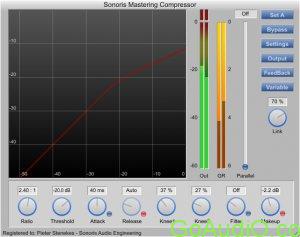 Sonoris Mastering Compressor v1.0.2.1 [WiN-OSX] | Go AudiO [Official]