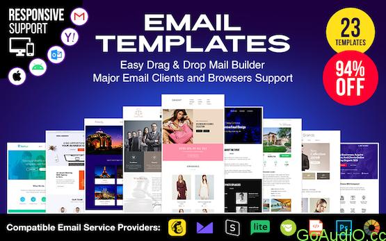 inkydeals The Email Templates Bundle Free Download | Go AudiO [Official]