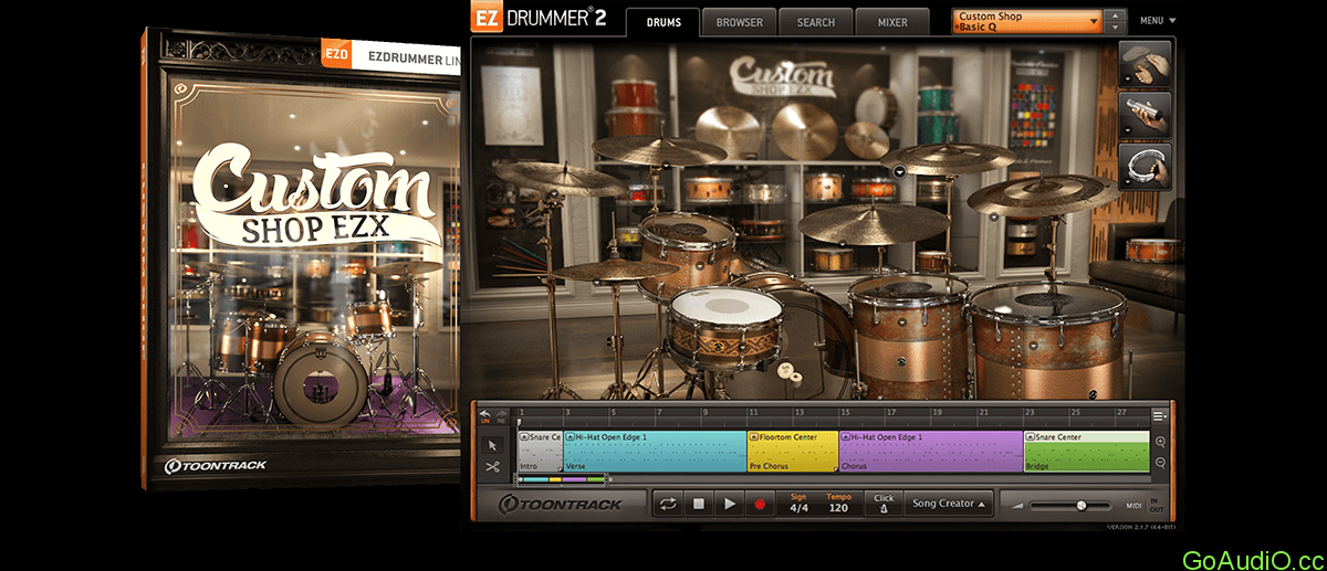 Toontrack Custom Shop EZX v1.0.0 | Go AudiO [Official]