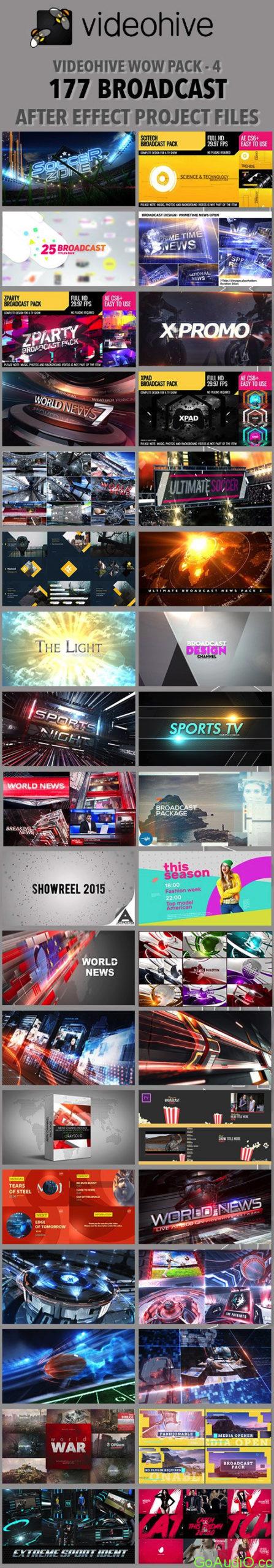 Videohive Wow Pack - 5 - 177 Broadcast After Effect Project Files Free ...