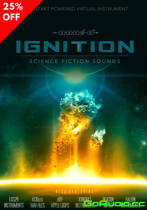 Zero-G Ignition Science Fiction Sounds MULTiFORMAT | Go AudiO [Official]