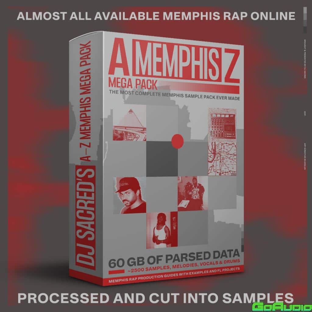 Memphis A-Z Mega Pack by DJ Sacred WAV FL STUDiO | Go AudiO [Official]