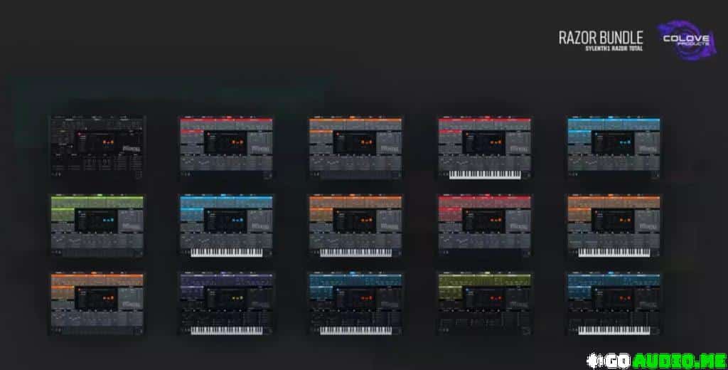 Sylenth1 Razor Bundle by COLOVE Products [Skins] | Go AudiO [Official]