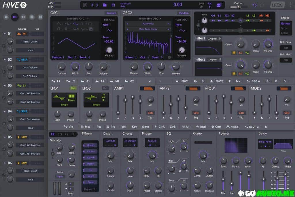Plugmon Eclipse Skin + Presets for u-he HIVE | Go AudiO [Official]