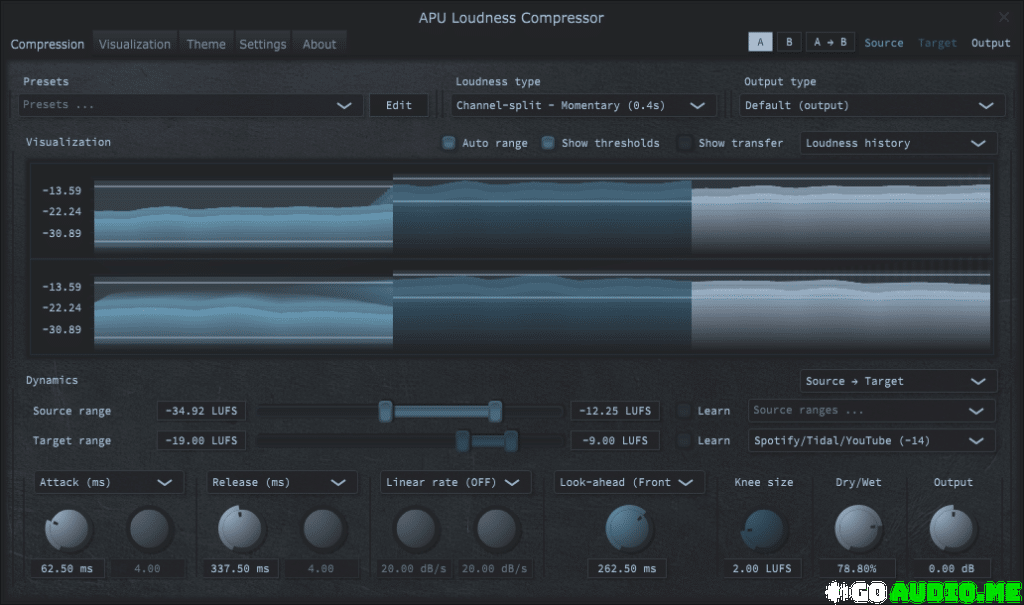 APU Software APU Loudness Compressor v1.9.1 [WIN | Go AudiO [Official]