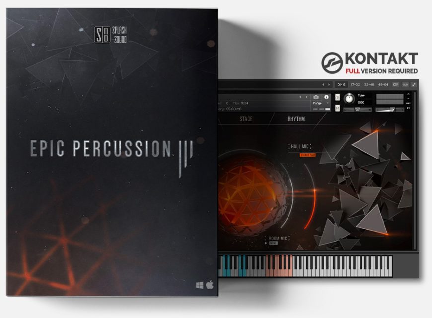 Splash Sound Epic Percussion 3 KONTAKT | Go AudiO [Official]