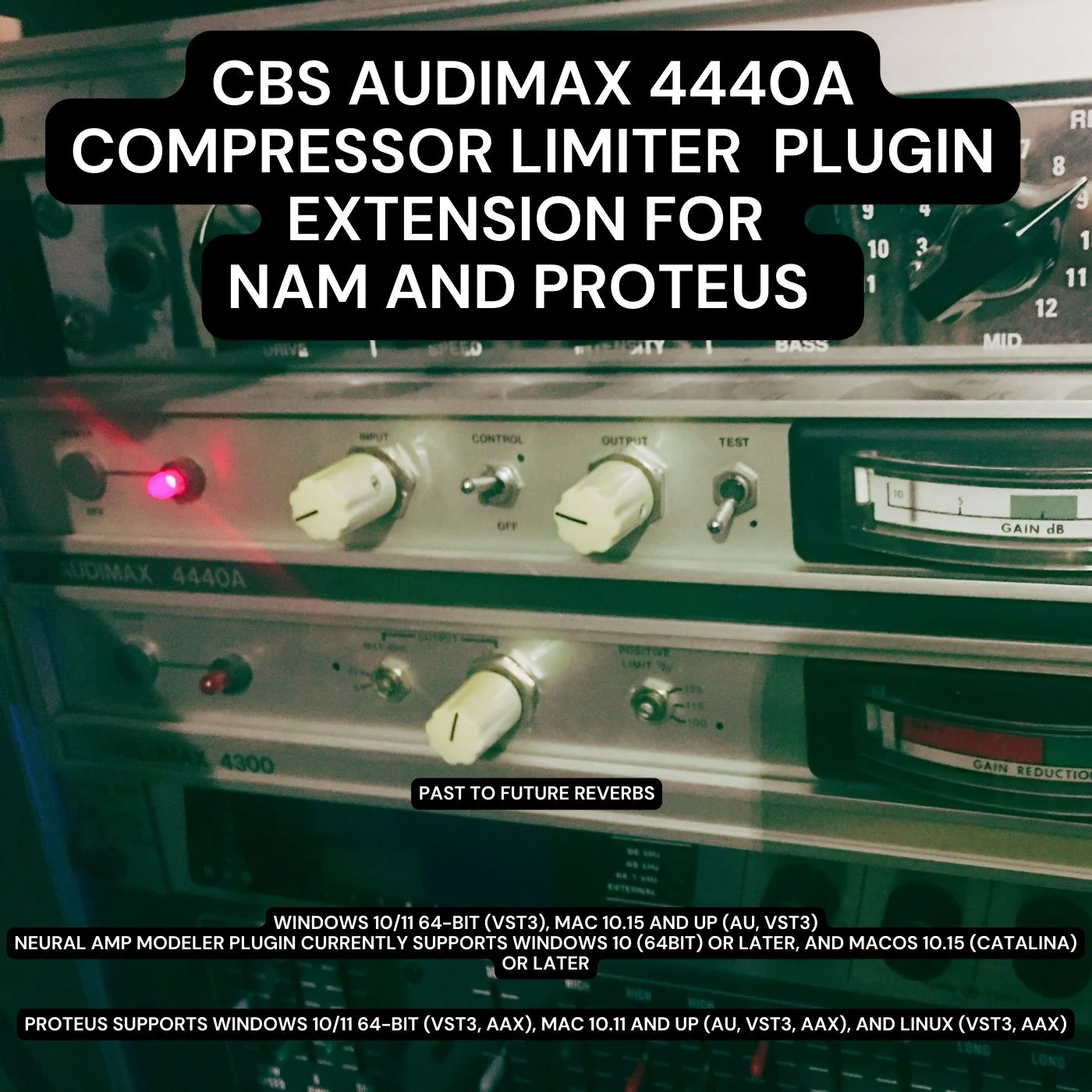 PastToFutureReverbs CBS Thomson Audimax 4440a Analog Compressor Limiter ...