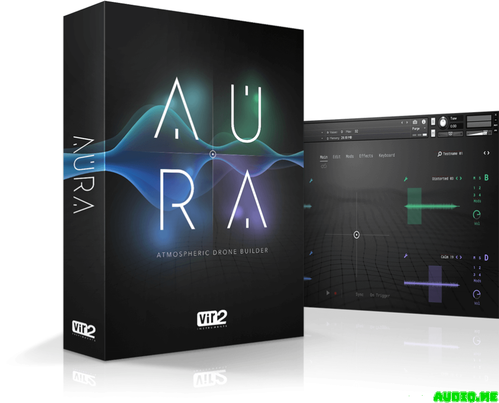Vir2 Instruments Aura Atmospheric Drone Builder v1.0.1 KONTAKT | Go AudiO [Official]