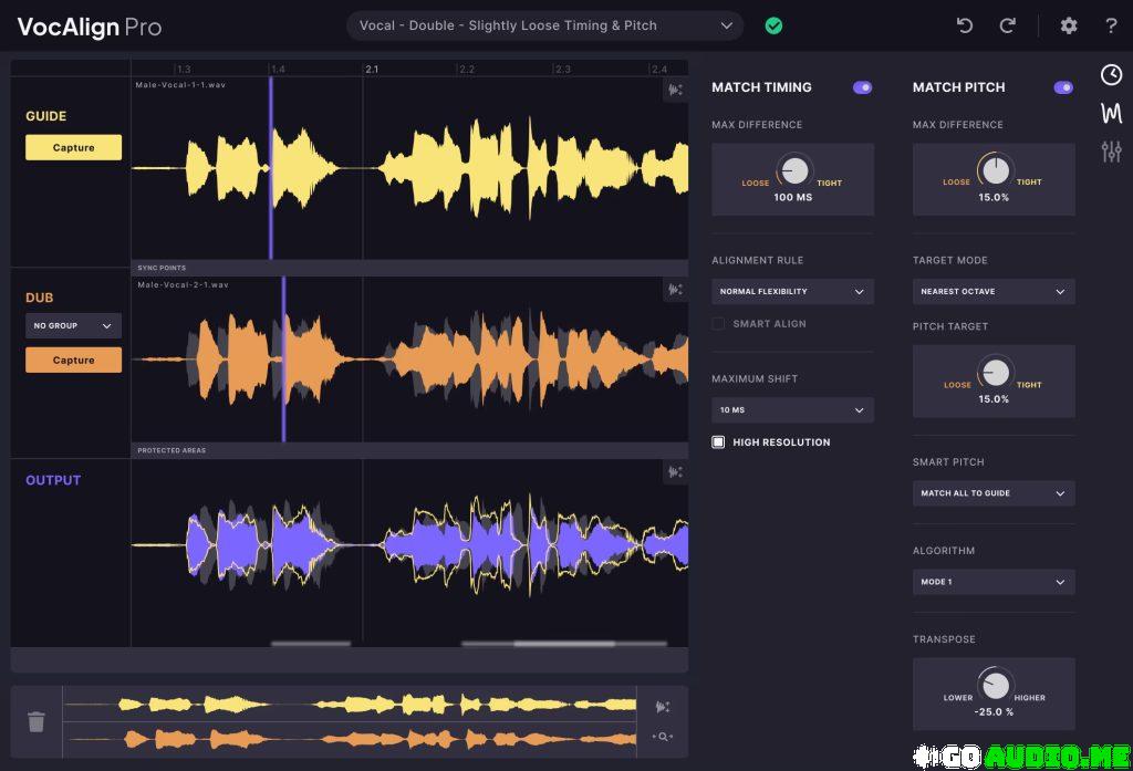 Synchro Arts VocAlign 6 Pro v6.1.30 (MAC) | Go AudiO [Official]