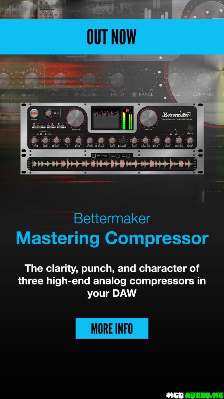 Plugin Alliance Bettermaker Mastering Compressor 1.0.0 (Win+macOS) | Go AudiO [Official]