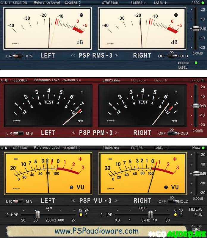 PSPaudioware PSP TripleMeter v3.1.0-R2R | Go AudiO [Official]