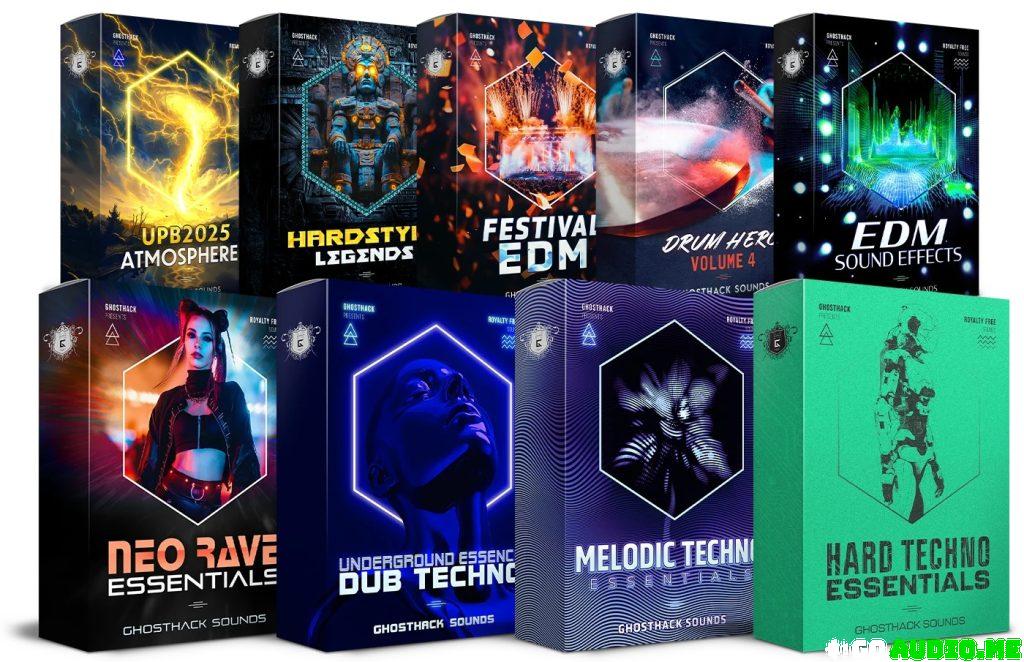 Ghosthack Ultimate Techno Bundle 2025 WAV MiDi Serum | Go AudiO [Official]
