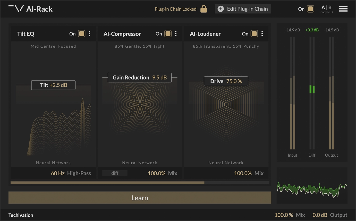 Techivation AI-Rack v1.0.0 [WIN] | Go AudiO [Official]