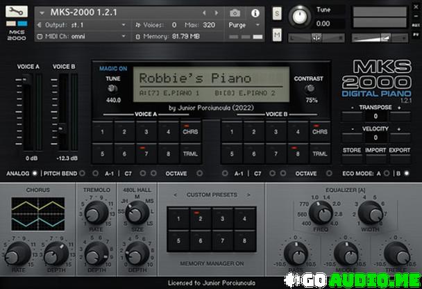 Júnior Porciúncula MKS-2000 Digital Piano KONTAKT | Go AudiO [Official]