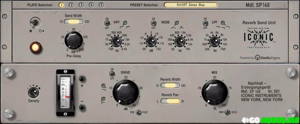 Iconic Instruments SP140 Plate Reverb v1.0.1-R2R | Go AudiO [Official]